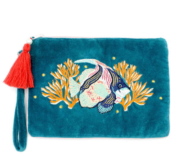 Beaded Fish Clutch - Aurina Ltd