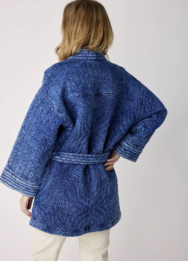 Cotton Daze Denim Kimono Jacket - Aurina Pop UP Ltd